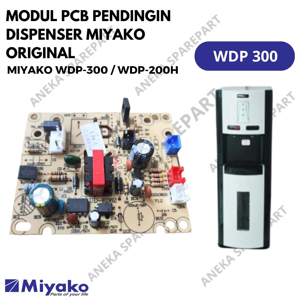 Jual MODUL PCB DISPENSER MIYAKO WDP 200H / WDP 300 ORIGINAL | Shopee ...