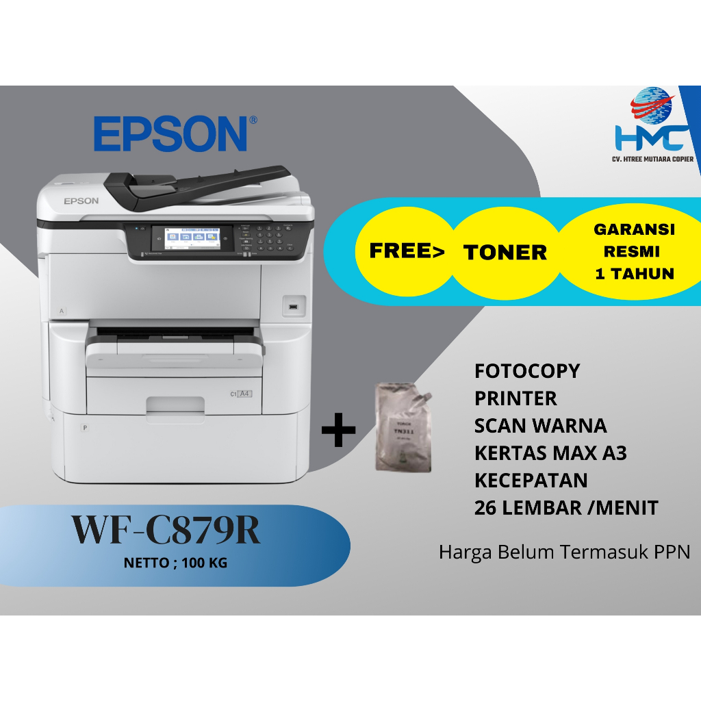 Jual Mesin Printer Fotocopy Epson WF-C878R | Shopee Indonesia