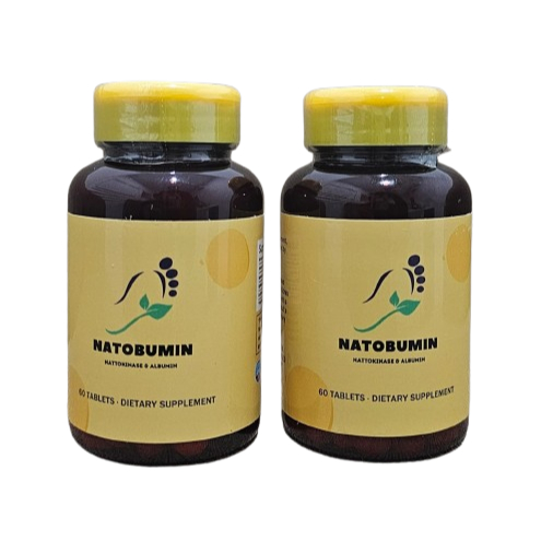 Jual NATOBUMIN Nattokinase & Albumin 1 BOTOL ISI 60 tablet | Shopee ...
