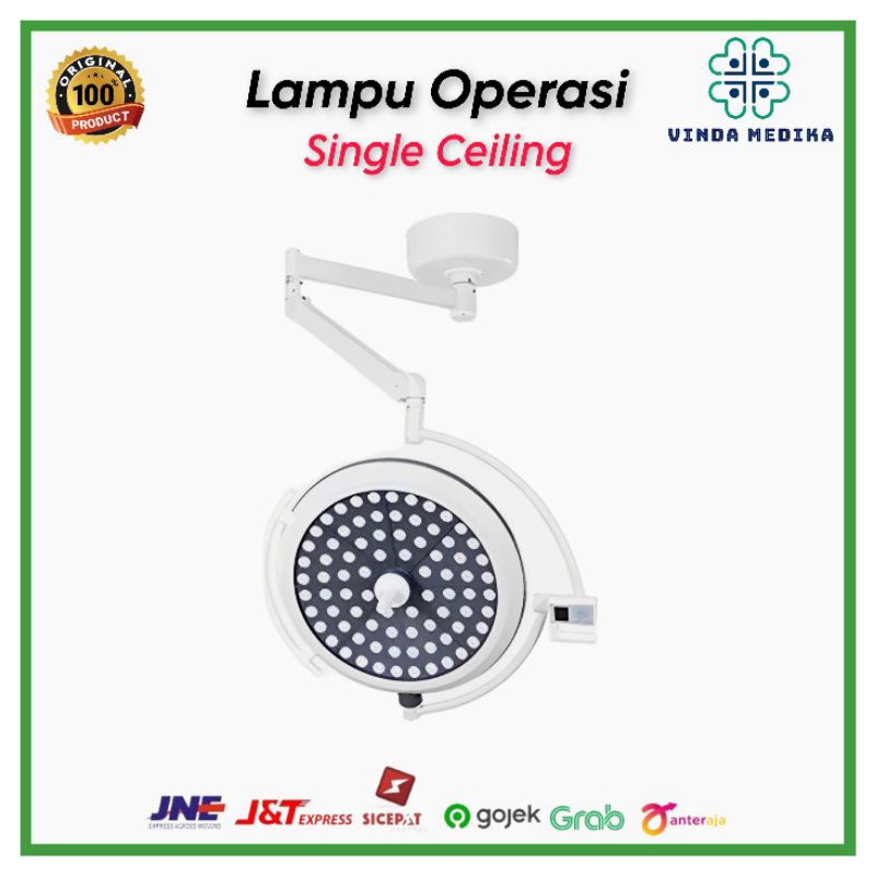 Jual Lampu operasi single ceiling 700 / Lampu operasi / lampu bedah ...