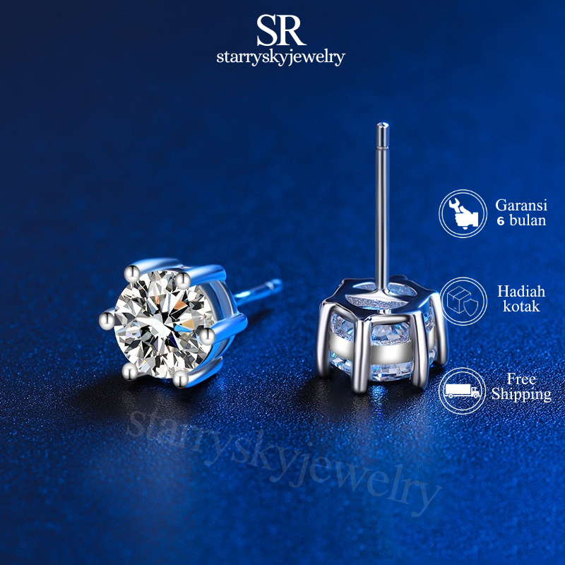 Jual Anting Titanium Pria Wanita Anti Karat Anting Berlian Emas Putih ...