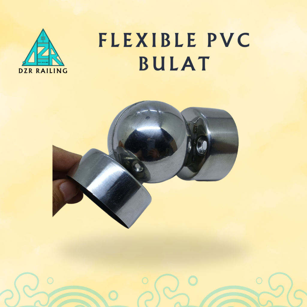 Jual SAMBUNGAN FLEKSIBEL KONEKTOR PVC BULAT / FLEKSIBLE JOINT ...