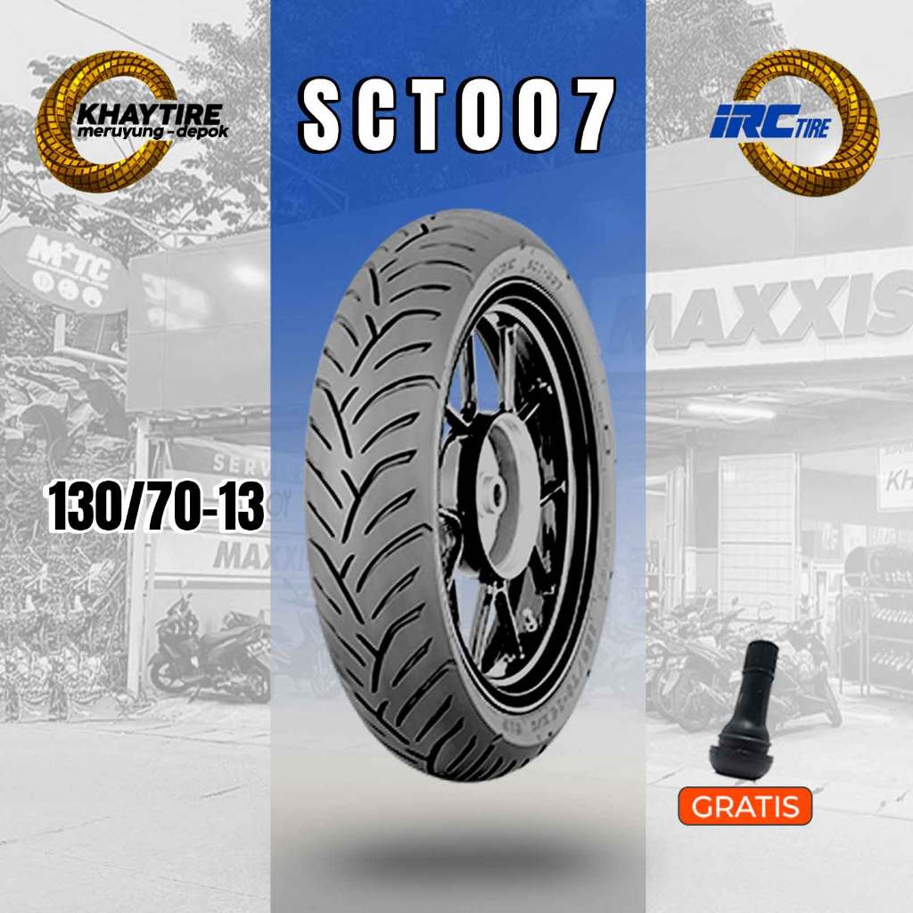Jual Ban Belakang Motor YAMAHA NMAX - ADV - PCX 160 IRC SCT-007 130/70 Ring 13 Tubeless | Shopee ...