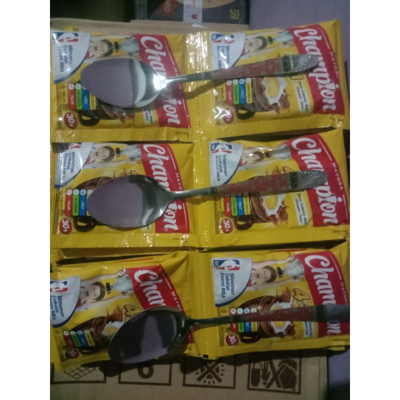 Jual Energen Champion NBA Gratis SENDOK 1 Renteng isi 10pc | Shopee ...