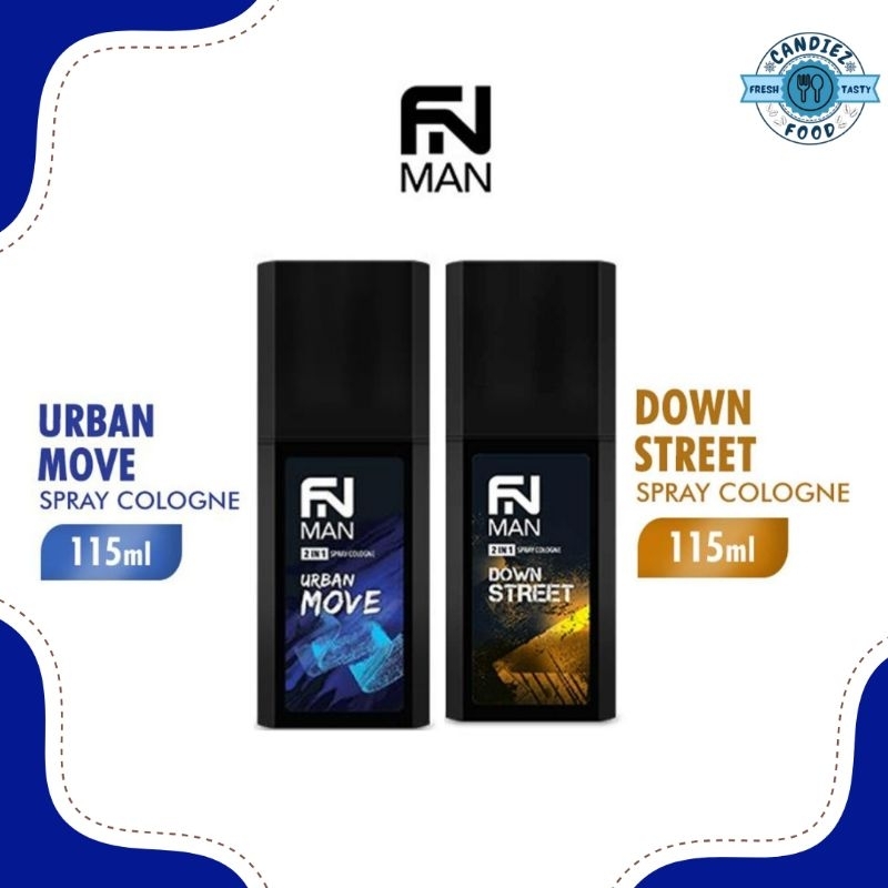 Jual Fn Man Spray Cologne 2in1 All Variant 115ml | Shopee Indonesia