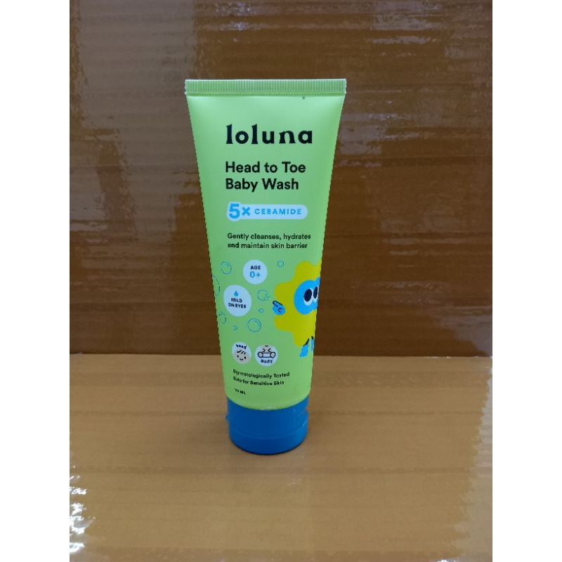 Jual LOLUNA HEAD TO TOE BABY WASH (100 ML) | Shopee Indonesia