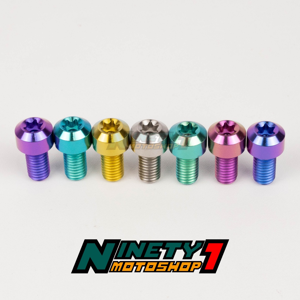 Jual Titanium Probolt Baut M 5 M5 Grade 5 Baut Drat 8 Kunci 8 Baut 8 | Shopee Indonesia