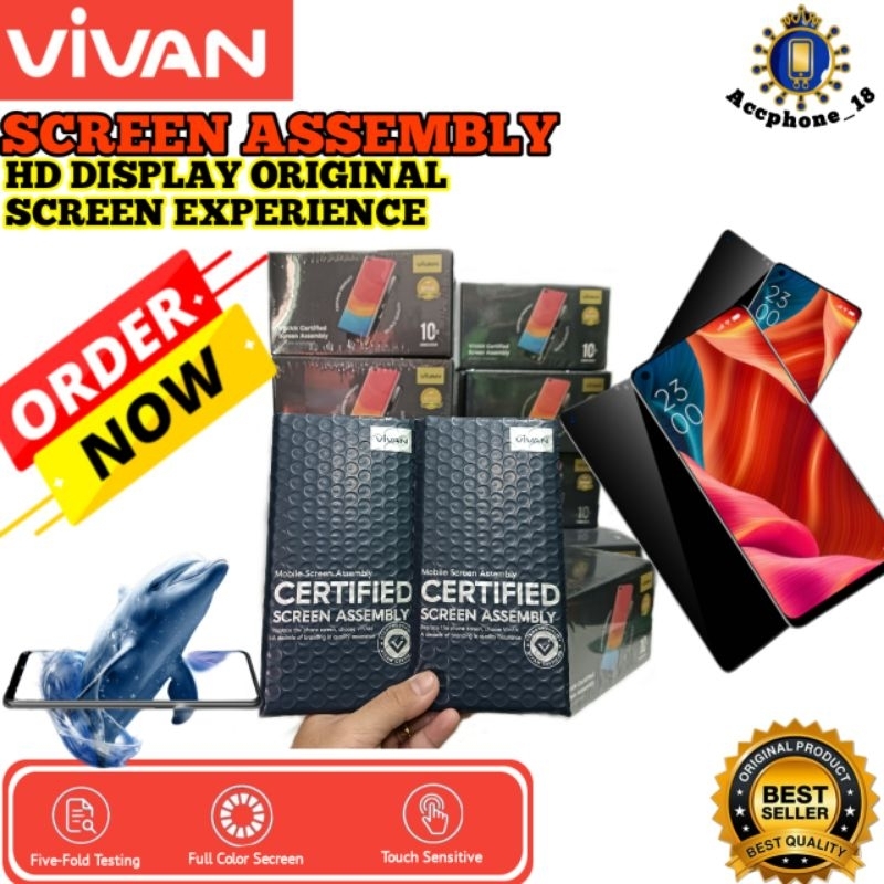 Jual VIVAN SCREEN ASSEMBLY LCD Original VIVAN LCD Semua Hp Full Color ...