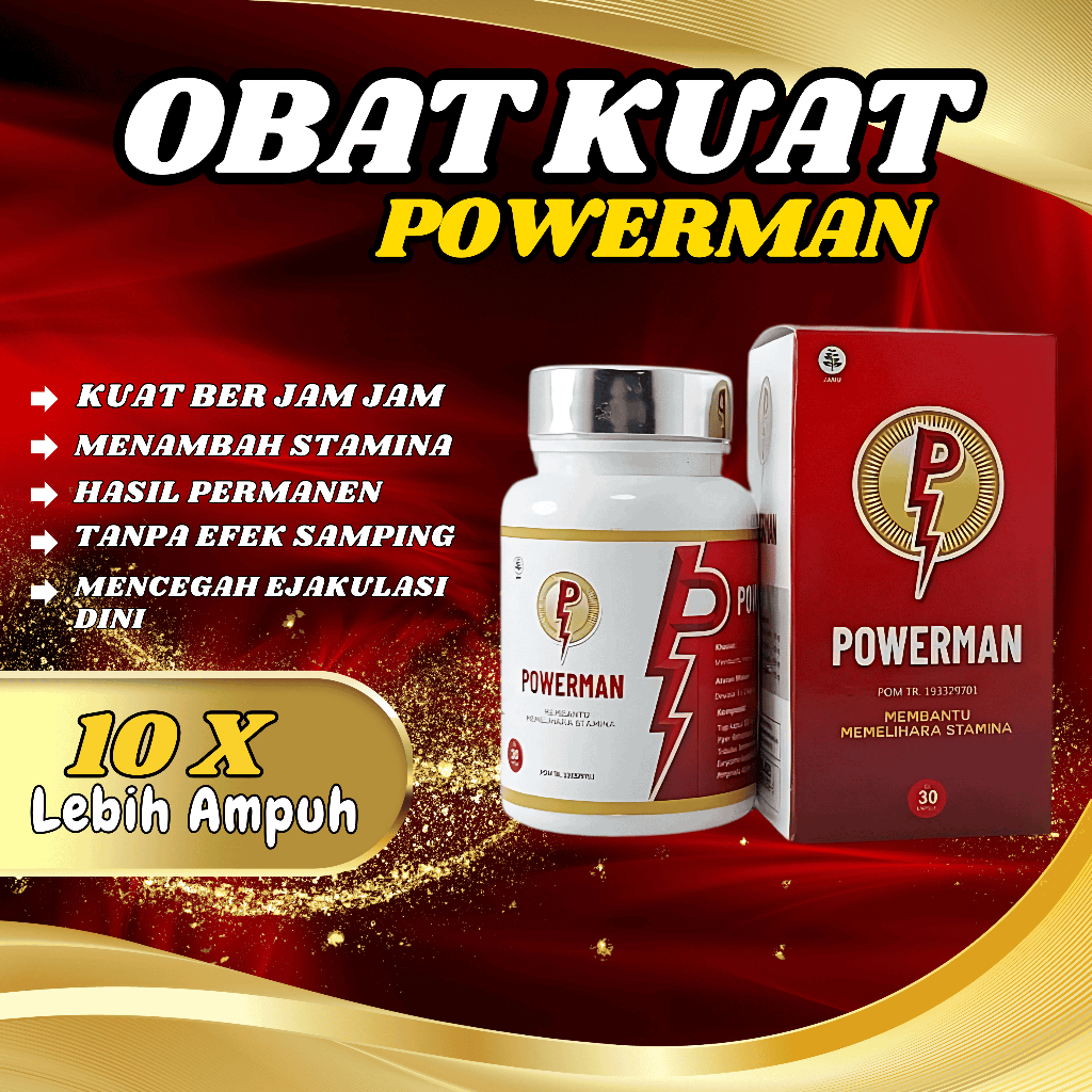 Jual OBAT KUAT POWERMAN BPOM DAN HALAL 5X LEBIH AMPUH DAN TERBUKTI 100%ORIGINAL | Shopee Indonesia