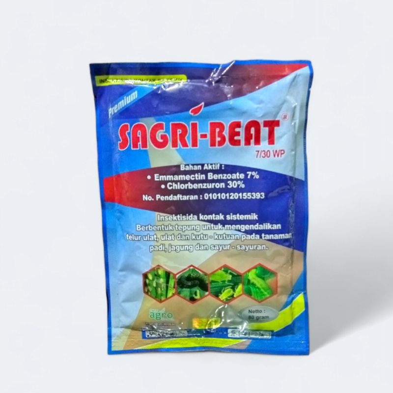 Jual Insektisida SAGRI BEAT 7/30WP 80 gram | Shopee Indonesia