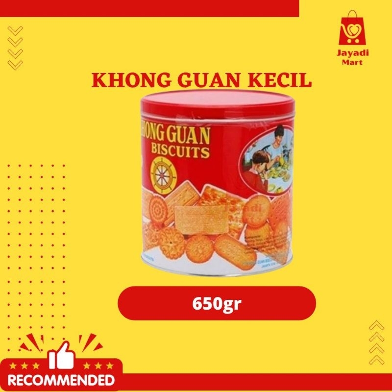 Jual KHONGGUAN BISKUIT KALENG MERAH 650GR (KECIL) | Shopee Indonesia