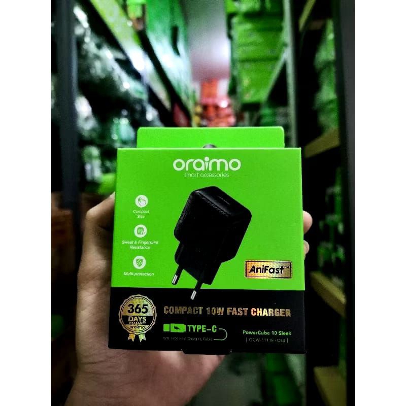 Jual ORAIMO OCW-1111E+C53 COMPACT 10W FAST CHARGER | Shopee Indonesia