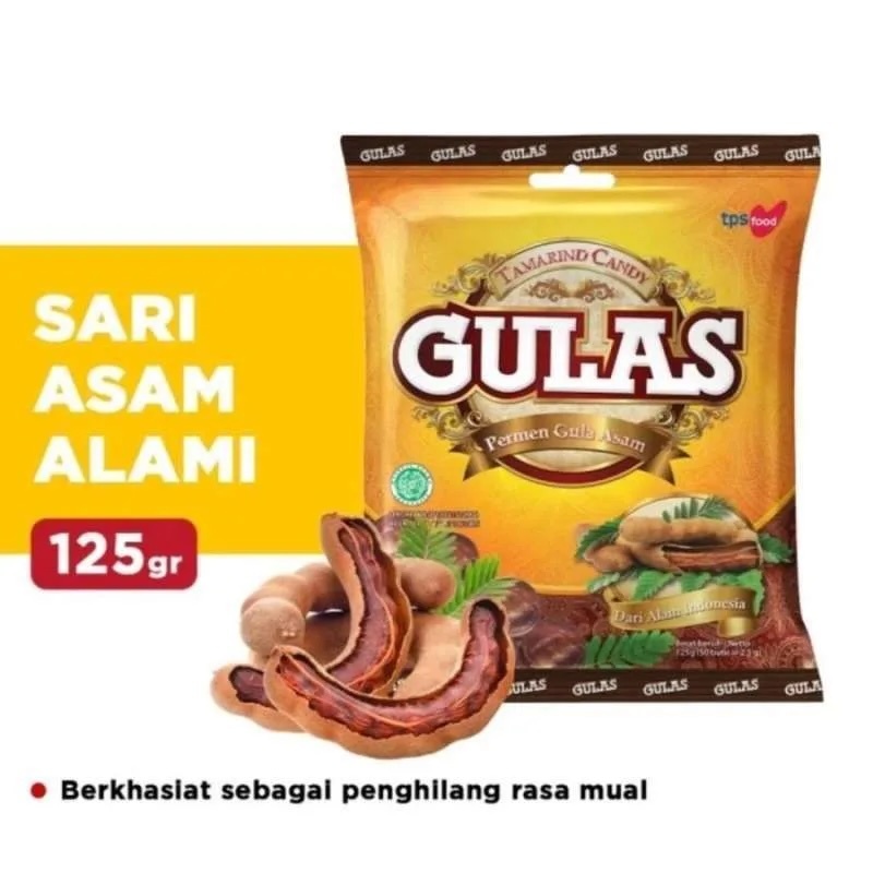 Jual PERMEN GULAS 125 GRAM GULA ASAM 1 PACK ISI 50 BUTIR TAMARIND CANDY ...