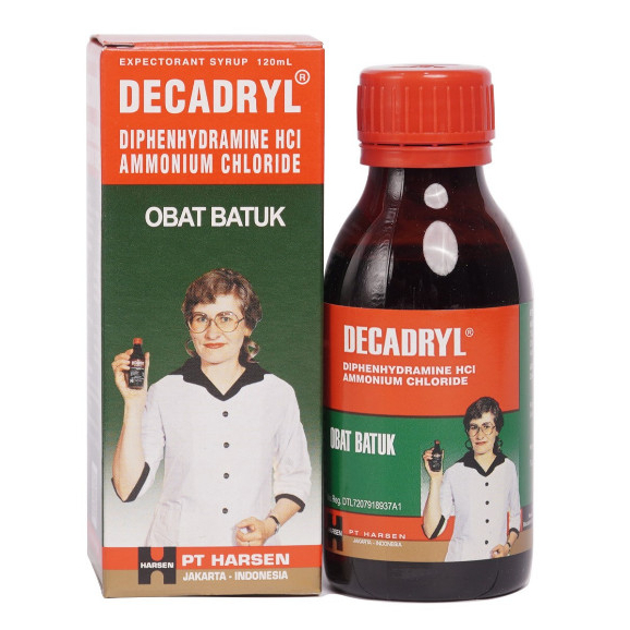 Jual Decadryl Ekspektoran Sirup 120ml Harsen / Obat Batuk Berdahak ...