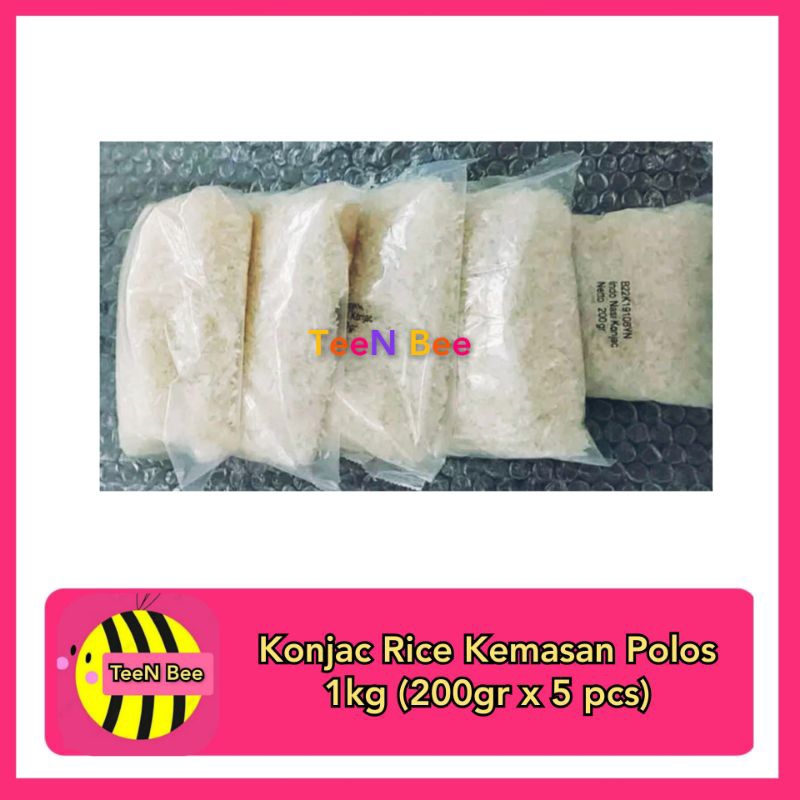 Jual LIVE XTRA - KONJAC RICE Beras Porang Shirataki Instan 1Kg 1 Kg ...