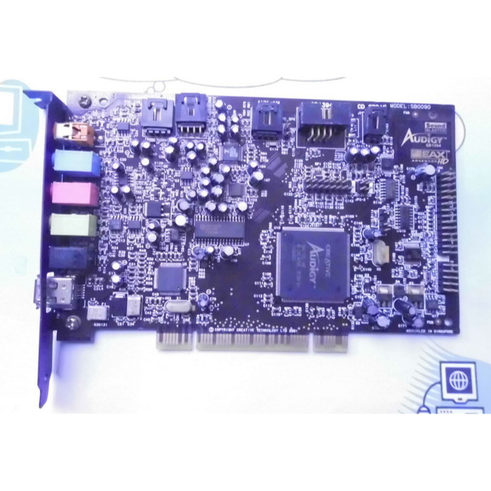 Jual Sound card Creative Blaster Audigy EAX Advance HD SB1394 5.1 pci ...