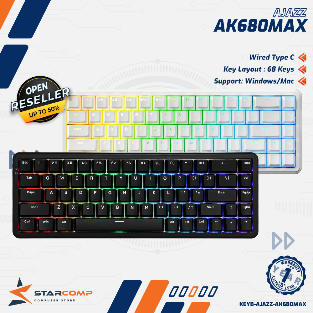 Jual Ajazz AK680 Max / AK-680Max / AK680Max / AK680 MAX HE / AK680 MAX ...