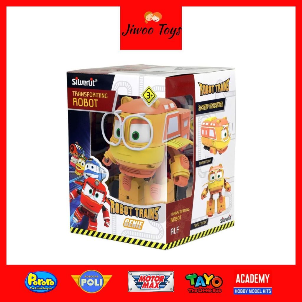 Jual Silverlit Robot Trains Trasforming Robot Genie 80181 Mainan Robot ...