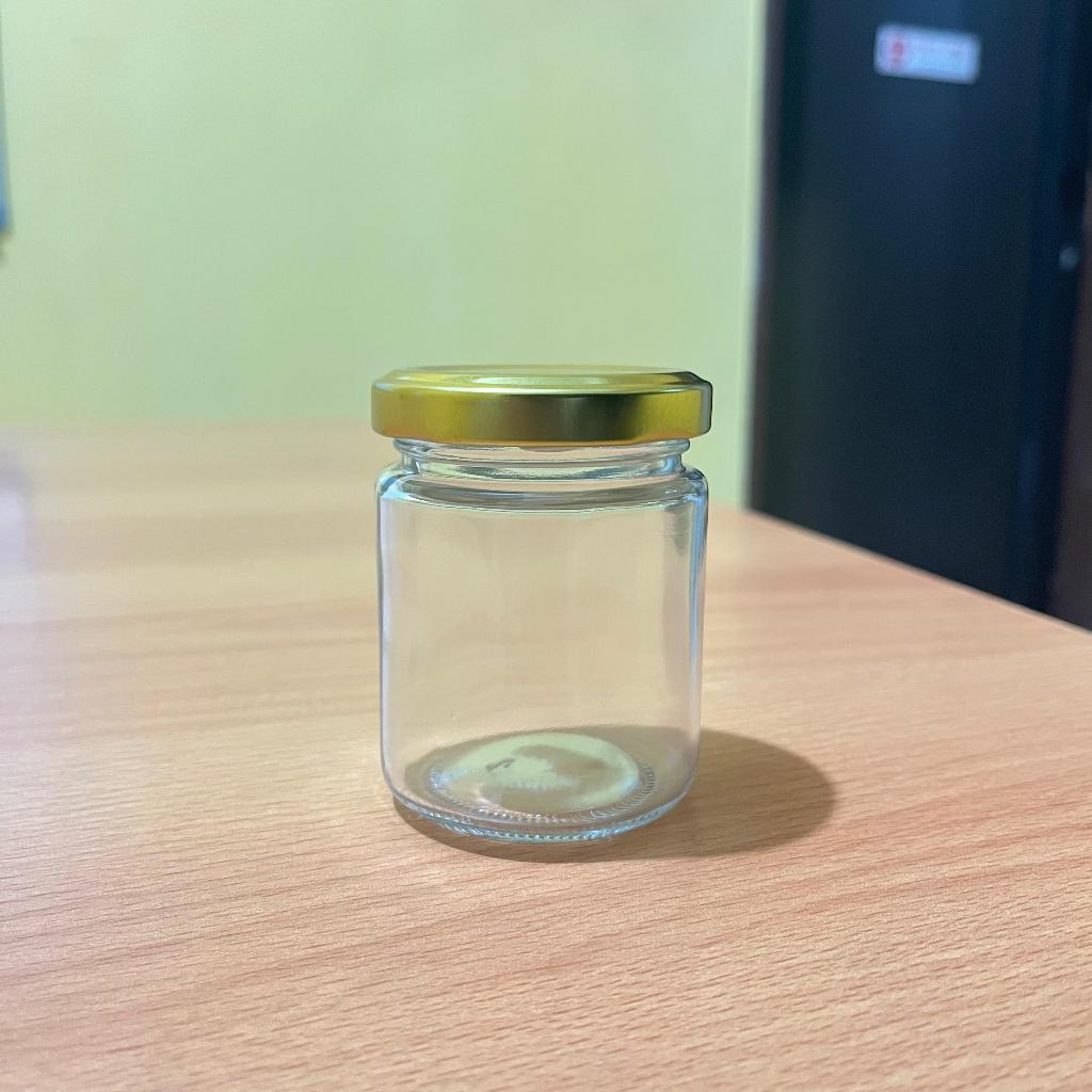 Jual JKTB100 toples jar kaca bulat 100ml / mini jar 100ml / botol madu ...