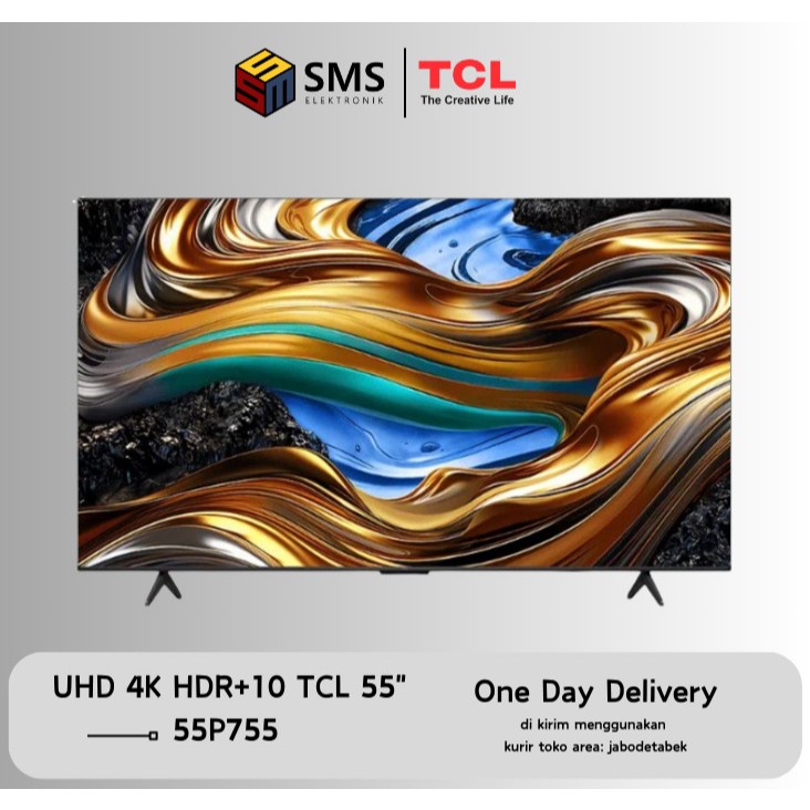 Jual TCL 55P755 4K UHD HDR10+ Google TV w/ Dolby Vision-Atmos 55 Inch ...