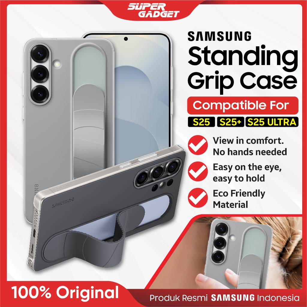 Jual Casing Samsung Galaxy S25 S25+ S25 Ultra Standing Grip Case Hardcase | Shopee Indonesia