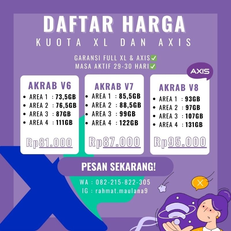 Jual KUOTA MURAH XL DAN AXIS | Shopee Indonesia