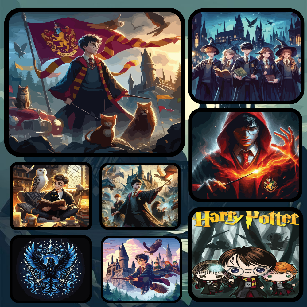 Jual Mouse pad Gaming Harry Potter Shafiyyah.sarban | Shopee Indonesia