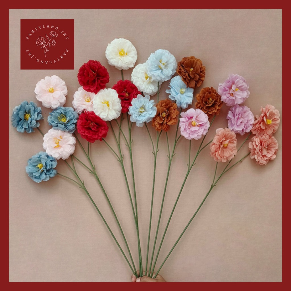 Jual Artificial Hibiscus Premium Bunga Dekorasi Wedding Bunga Plastik ...