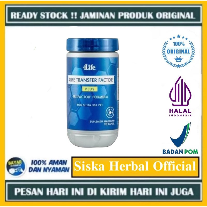 Jual 4LIFE TRANSFER FACTOR PLUS 4LIFE SUPLEMEN MULTIVITAMIN ASLI ...
