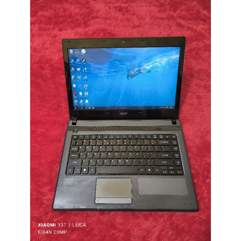 Jual laptop acer aspire 4349 core i3 gen 2,ram 4 gb,hdd 500 gb | Shopee ...