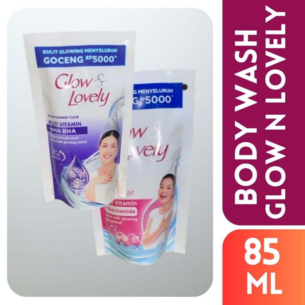 Jual Glow & Lovely Body Wash Multivitamin Niacinamide 85 ml sabun mandi ...