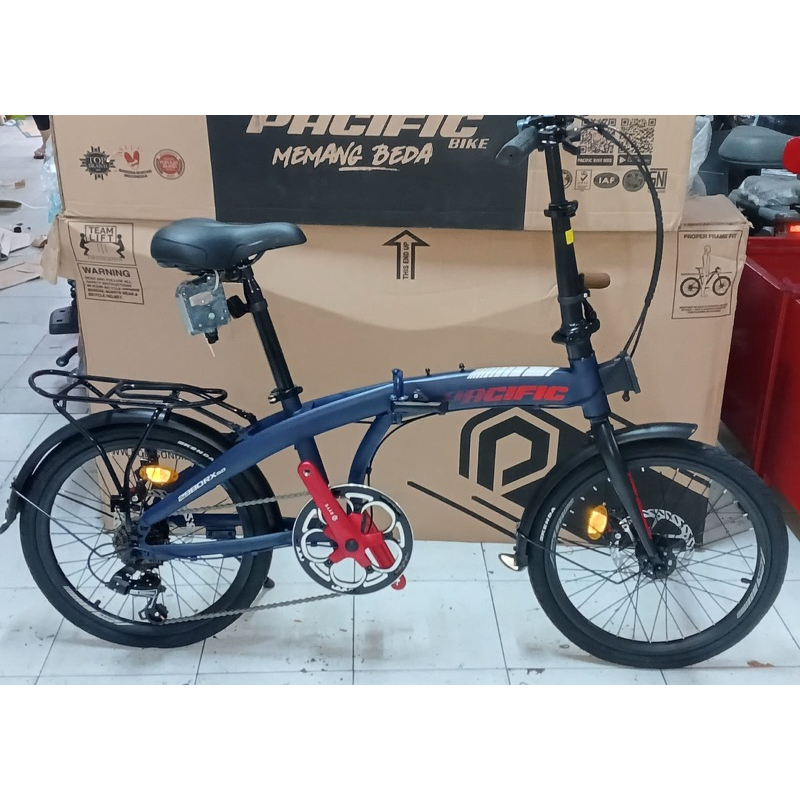 Jual SEPEDA LIPAT / FOLDING BIKE 20 INCH PACIFIC 2980 RX 5.0 DISC BRAKE 7 Speed | Shopee Indonesia