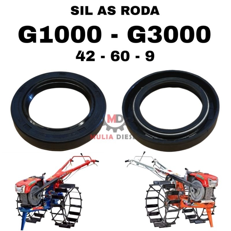 Jual Sil As Roda Oil Seal Boxer Traktor Bajak G1000 G3000 Quick 42 60 9 ...