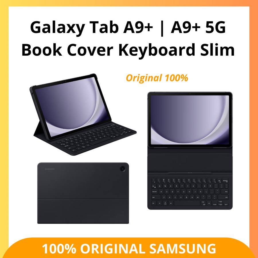 Jual Samsung Galaxy A9+ | A9+ 5G Book Cover Keyboard Slim - Original ...