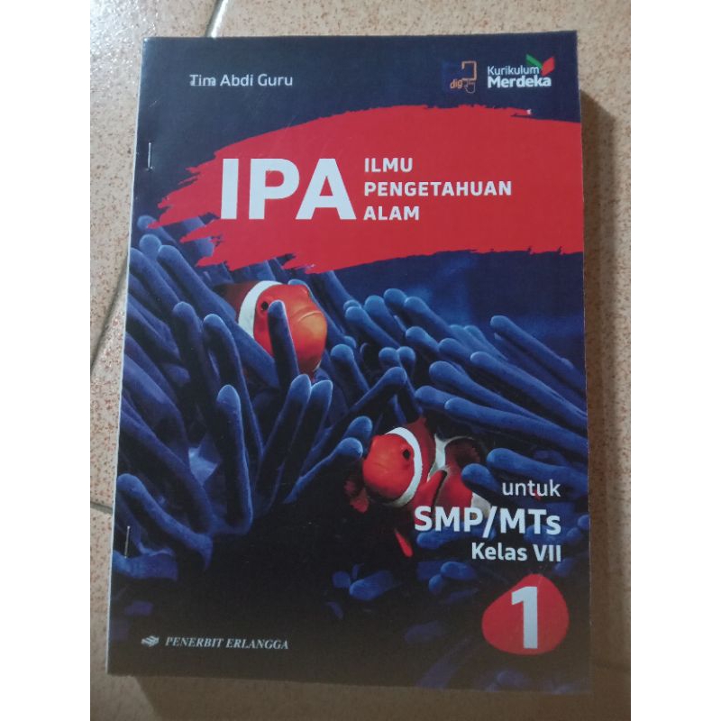 Jual IPA Ilmu pengetahuan alam SMP / MTS Kelas VII 7 1 Kurikulum merdeka | Shopee Indonesia