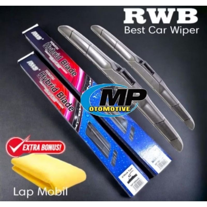 Jual Wiper kaca mobil set RWB hybrid 16-24 untuk Innova | Shopee Indonesia