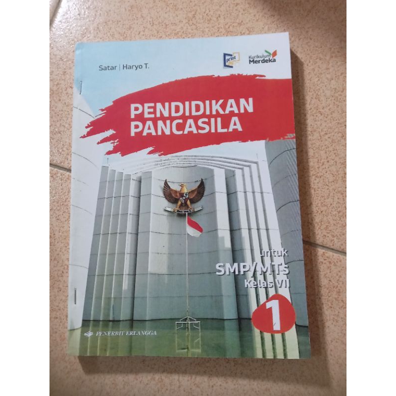 Jual Pendidikan Pancasila SMP /MTS Kelas VII 7 1 Kurikulum merdeka | Shopee Indonesia