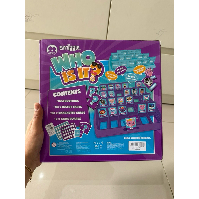 Jual SMIGGLE Who Is It? Board Game Mainan Anak Tebak Karakter Kado ...