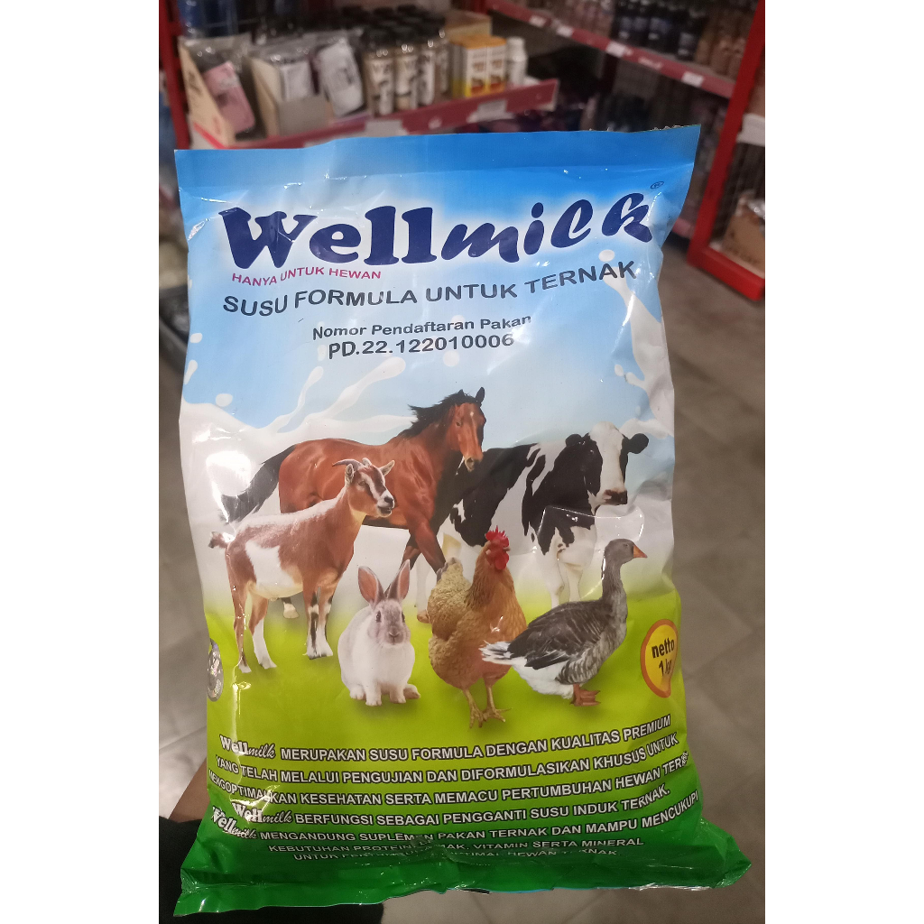 Jual WELLMILK SUSU TERNAK KAMBING 1 KG - SUSU ANAK KAMBING HEWAN ...