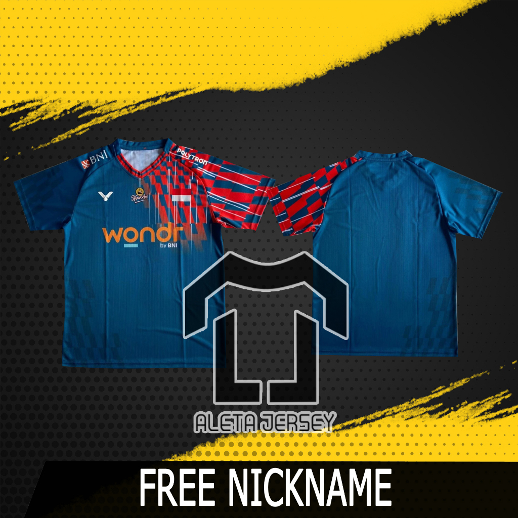 Jual Jersey Badminton Anthony Ginting Vic T-50002 Baru 2025 | Shopee ...