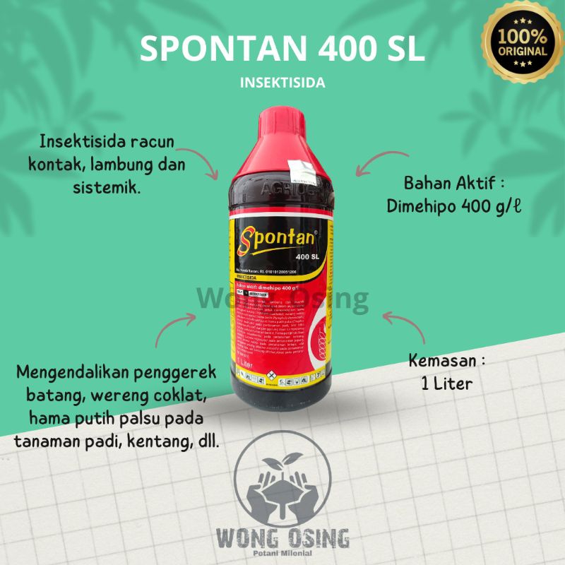 Jual Insektisida Spontan 400SL - 1 Liter | Shopee Indonesia
