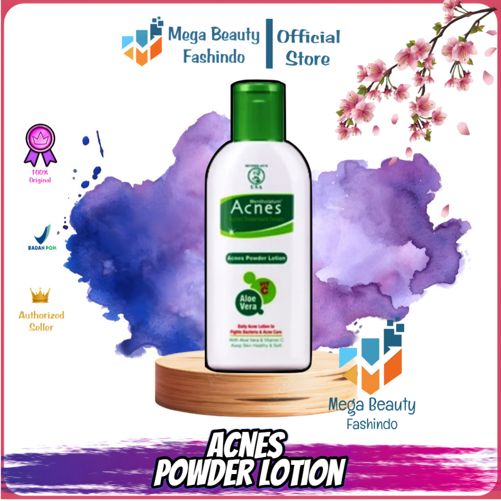 Jual Acnes Powder Lotion - 100ml (Antibacterial, Prevent acne) | Shopee ...