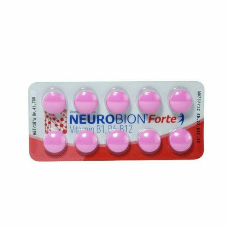 Jual Neurobion Forte tab, 1 strip 10 tablet | Shopee Indonesia