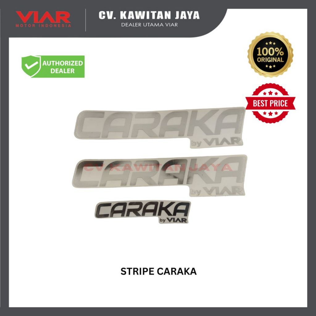 Jual STRIPE CARAKA | STIKER EBIKE VIAR CARAKA | Shopee Indonesia