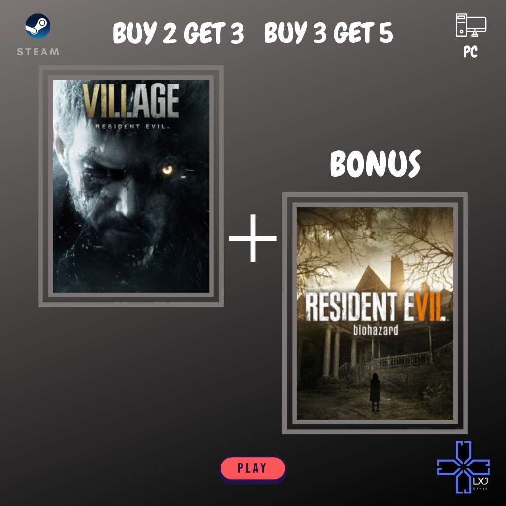 Jual Resident Evil Village Gold Edition + Resident Evil 7 PC Original ...