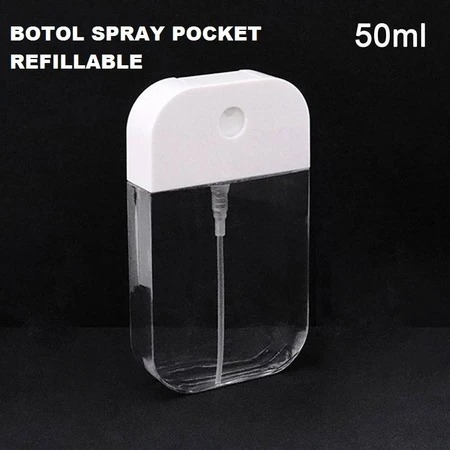 Jual Botol Spray 50ml Isi Ulang PARFUM / Botol Parfum Hand Sanitizer ...