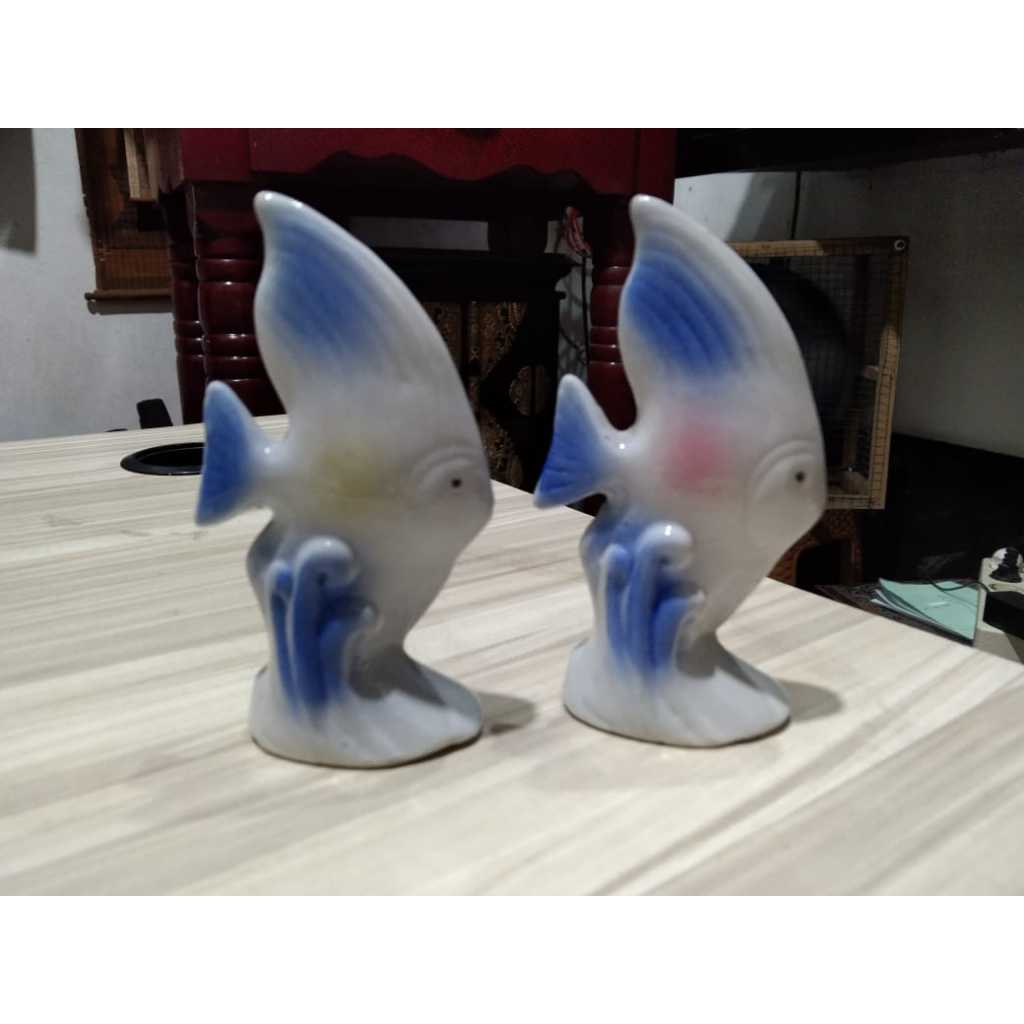 Jual Patung Ikan Laut Keramik Ikan Kuno Jadul Antik | Shopee Indonesia