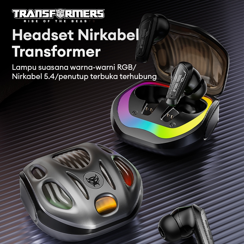 Jual Monster x Transformers TF-T35 TWS Wireless Bluetooth 5.4 Earphones ...