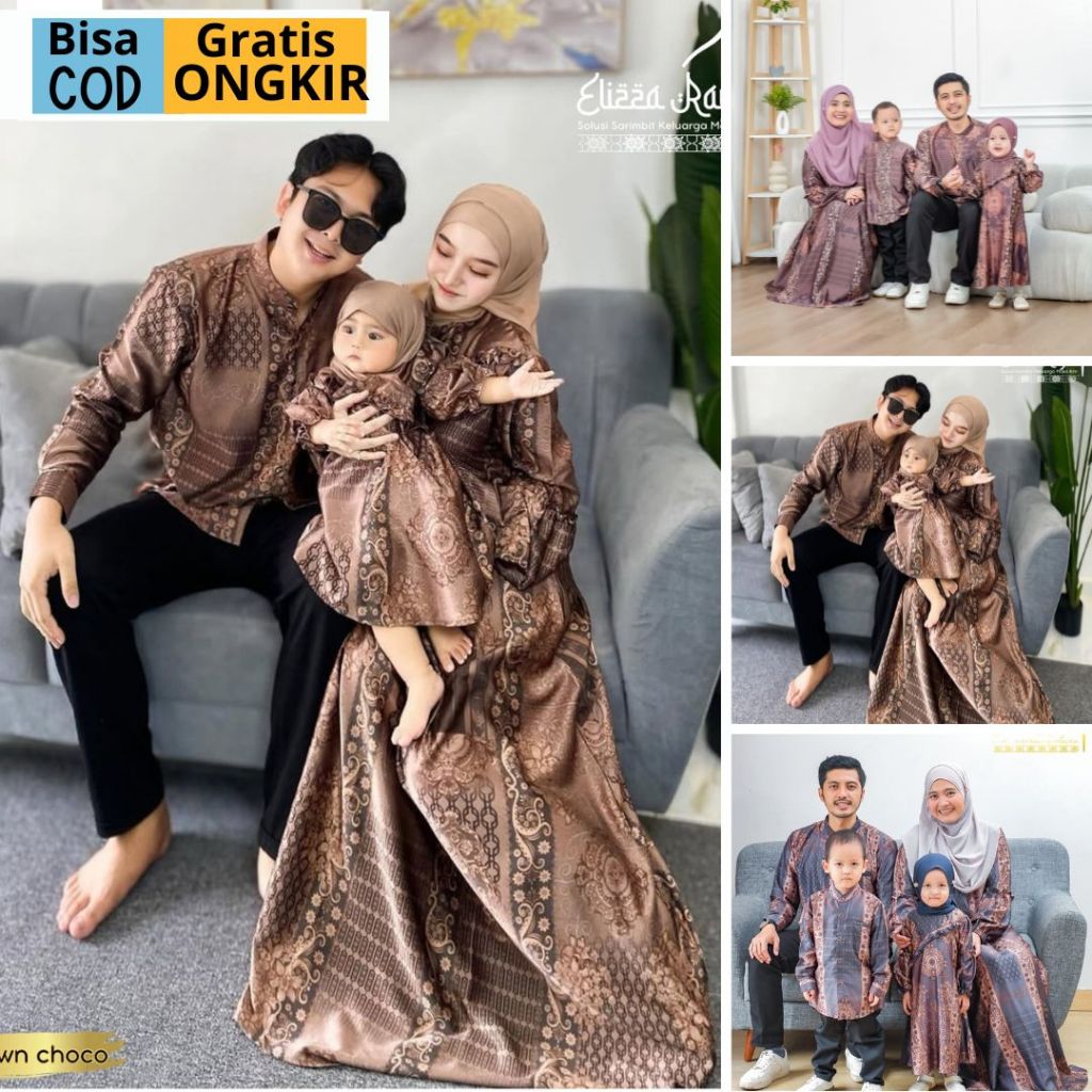 Jual Sarimbit Keluarga Modern | Baju Couple Ayah Ibu Anak Elegan Set ...
