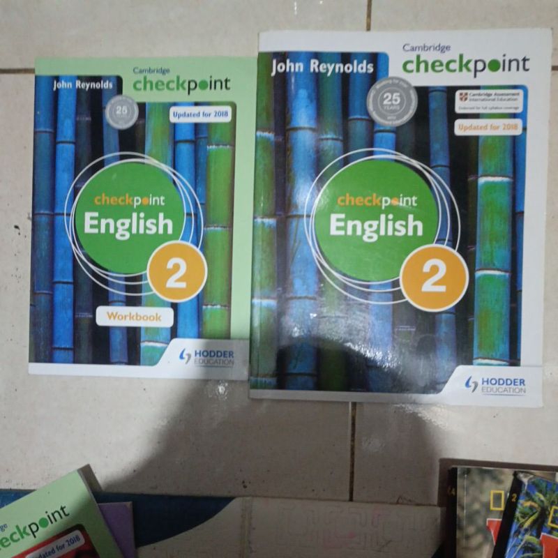 Jual cambridge checkpoint english 2 workbook & student book | Shopee ...